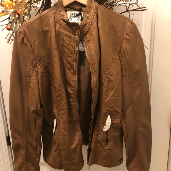 Made by Johnny | Jackets & Coats | Nwt Made By Johnny Faux Leather ...